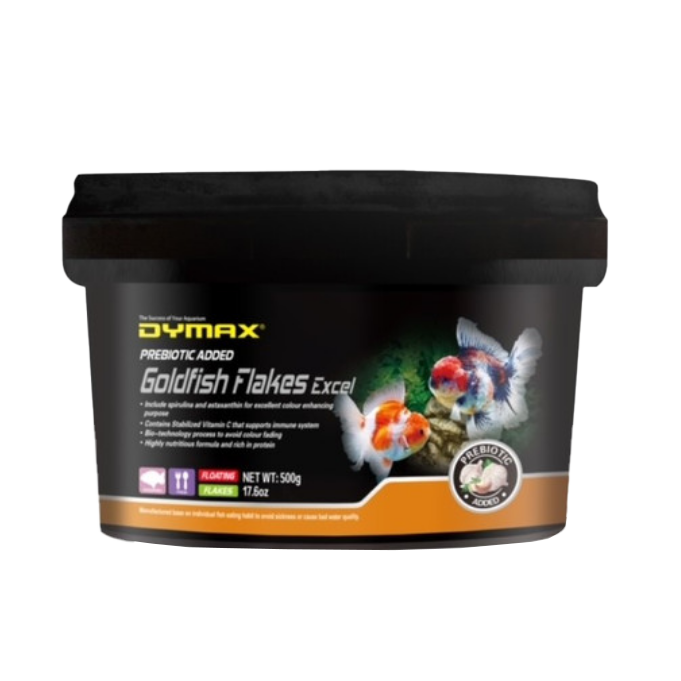 DYMAX GOLDFISH FLAKES EXCEL – Gallery Aquatica
