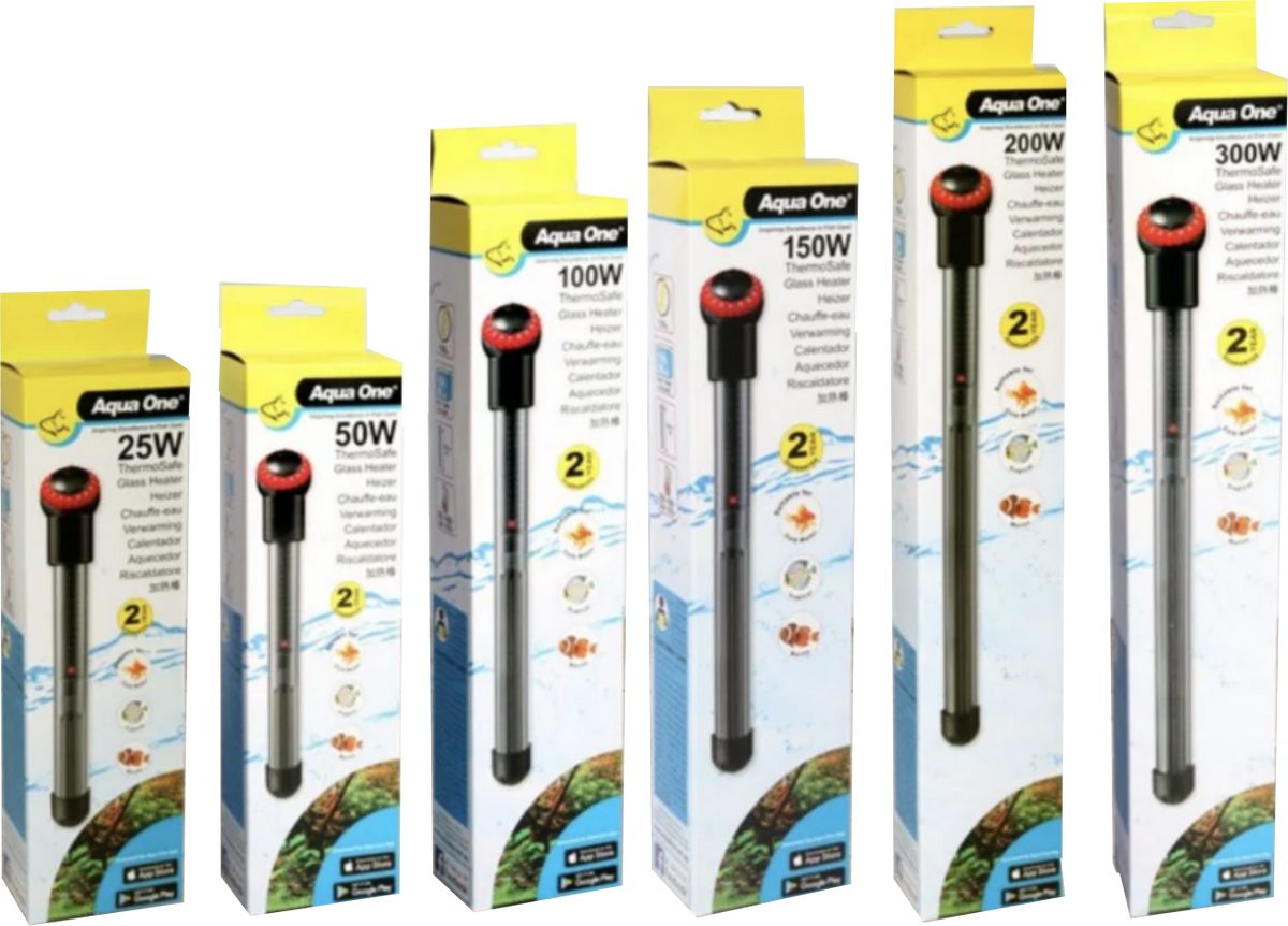 AQUA ONE THERMO SAFE HEATER – Gallery Aquatica