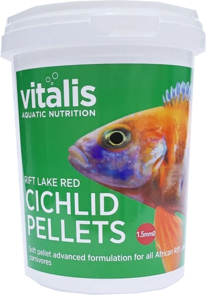 VITALIS CICHLID PELLETS RIFT LAKE RED – Gallery Aquatica