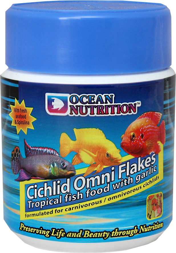 OCEAN NUTRITION CICHLID OMNI FLAKES – Gallery Aquatica